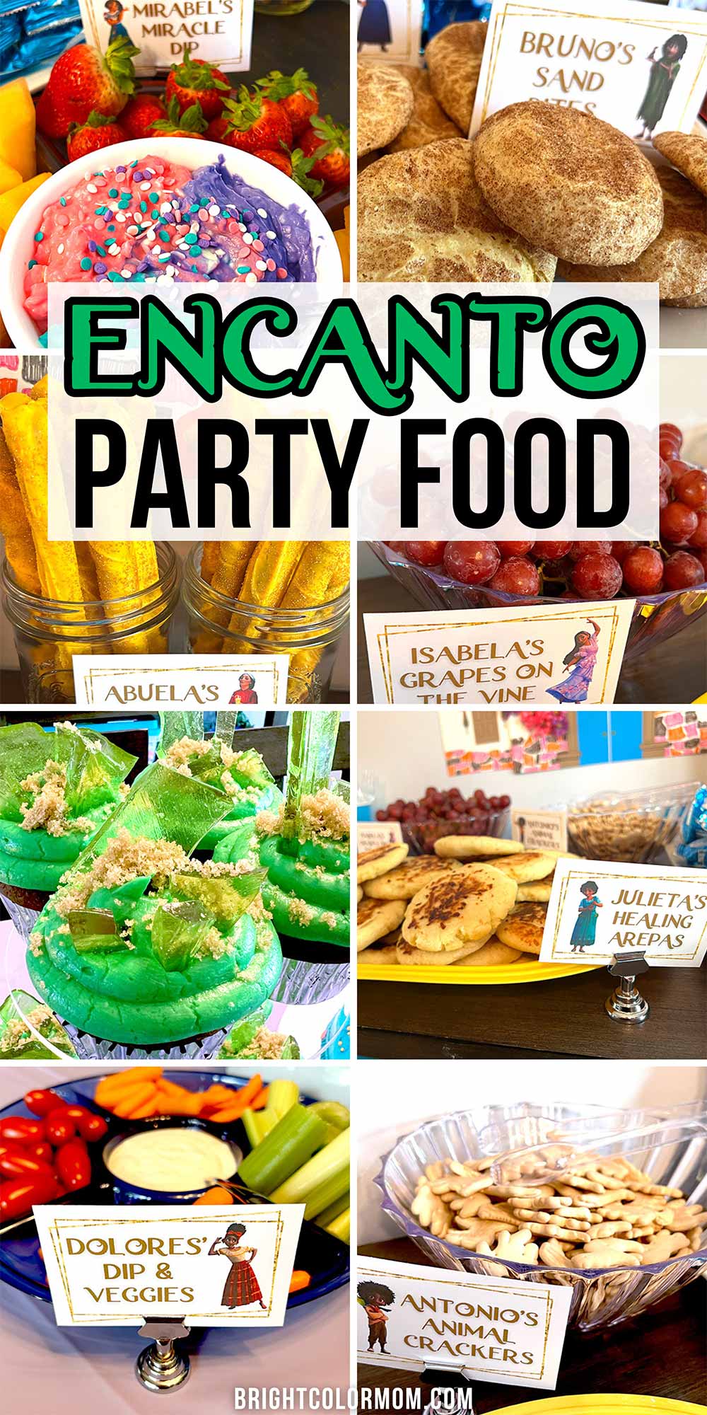 Yummy Encanto Birthday Party Food Ideas and FREE Food Labels