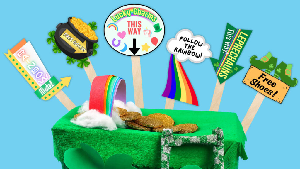 6 Leprechaun Trap Signs - Free Printable Decorations Available