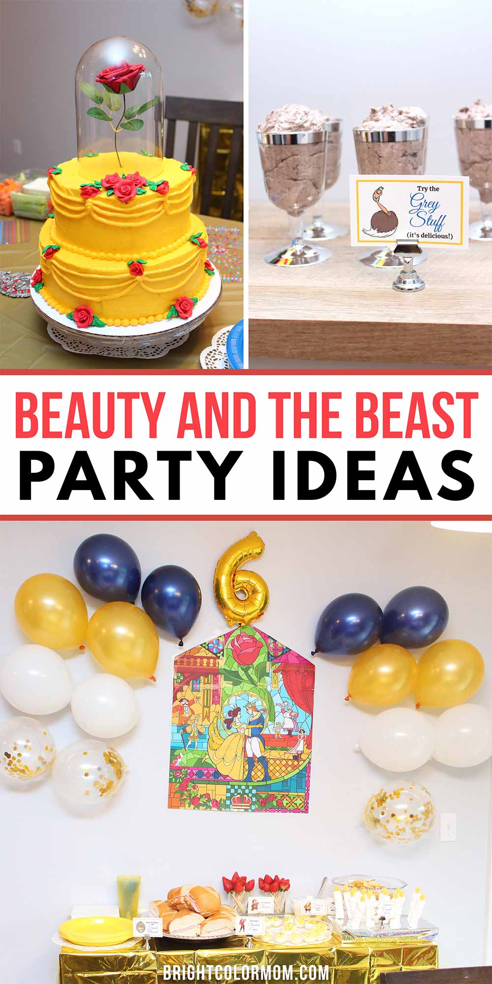 An Unbelievably Enchanting Beauty and the Beast Birthday Party