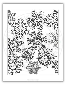 21 Hand-Drawn Printable Christmas Coloring Pages and Free PDF