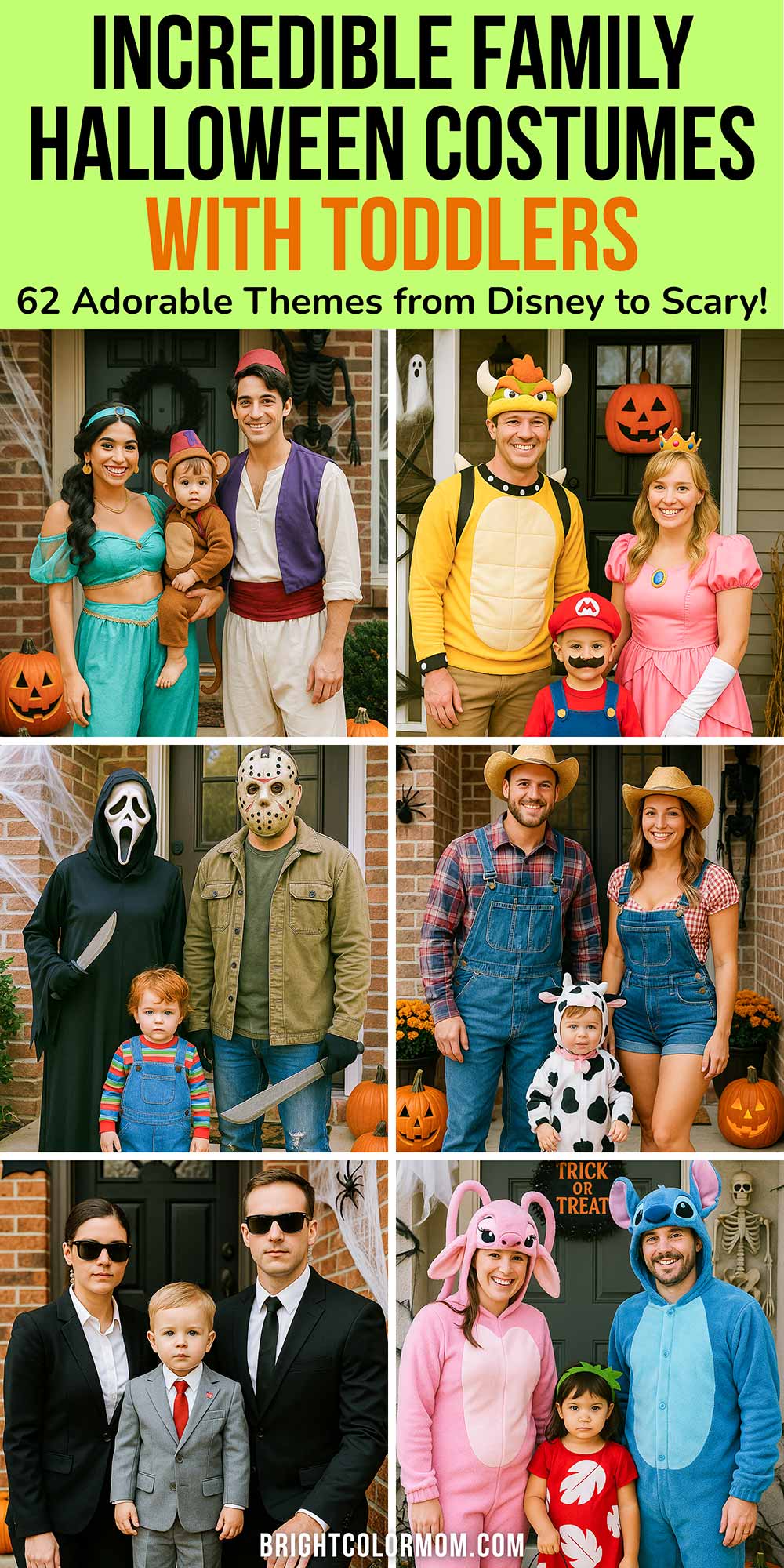 62 Adorable Family Halloween Costumes with Toddler in Tow