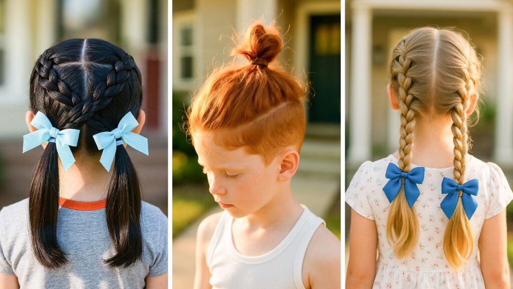 25 Cute and Easy Kids’ Hairstyles (With Step-by-Step Instructions)