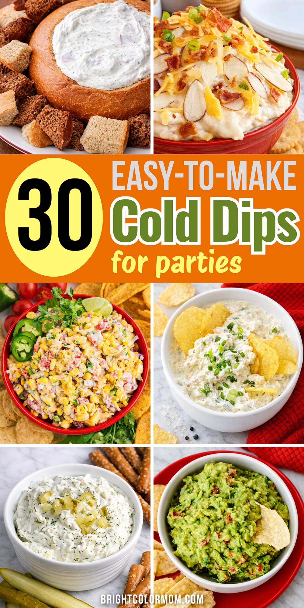 30 of the Best Cold Dips for Parties That Are Quick and Easy